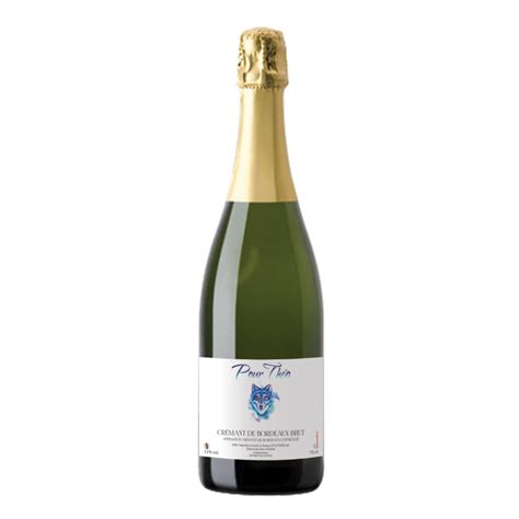 Bouteille de Crémant de Bordeaux Brut Personnalisée