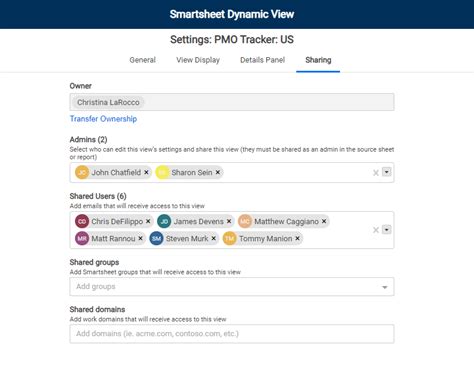 Dynamic View And Contacts Smartsheet Community
