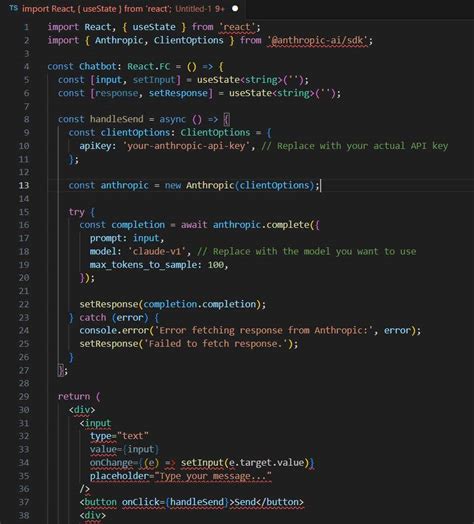 Entry 19 By Ismail3256 For Fix Error In Typecript With Anthropic Api Freelancer