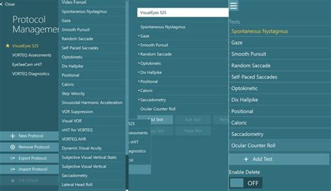 Visualeyes™ Self Paced Saccades Interacoustics