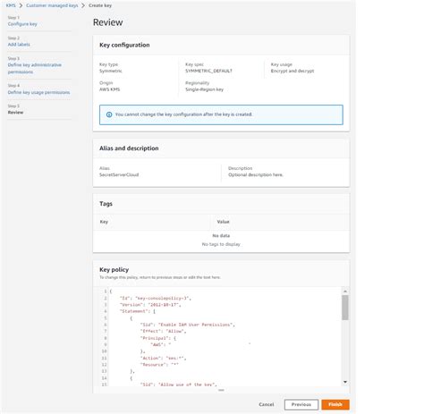 AWS Key Management In Secret Server Cloud