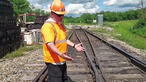 Track Inspection For A Major Class 1 Railroad Part 4 Turnouts Youtube