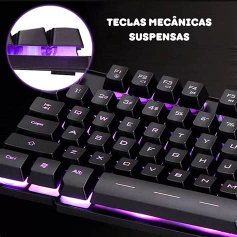 Teclado E Mouse Gamer Semi Mec Shopping Do Inter
