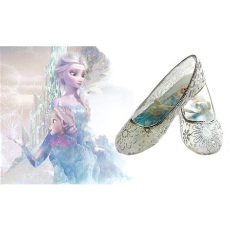 Frozen冰雪奇緣銀線亮片花朵閃亮淑女鞋宴會鞋 Elsa And Anna 的最愛 Yahoo拍賣