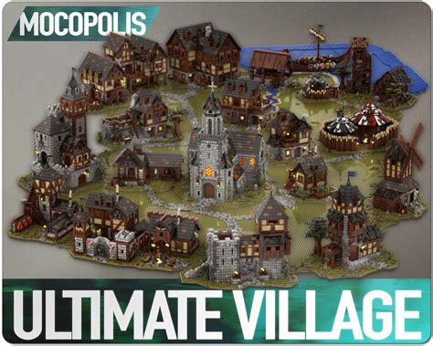 Lego Moc Ultimate Medieval Village Bundle By Mocopolis Rebrickable