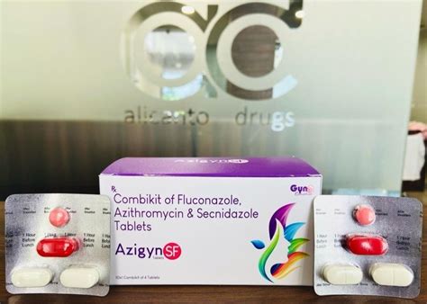 Azigyn Sf Combikit Of Fluconazole Azithromycin And Secnidazole Tablets At Rs 1000box In Panchkula