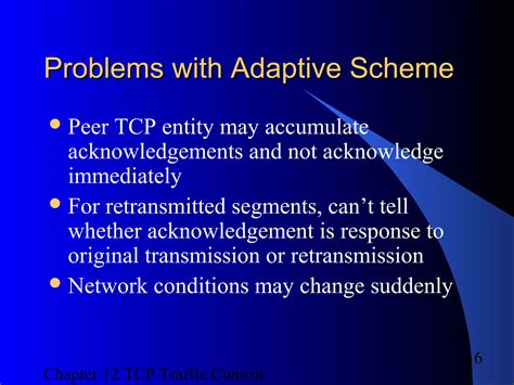 Tcp Traffic Control Chapter12 Ppt