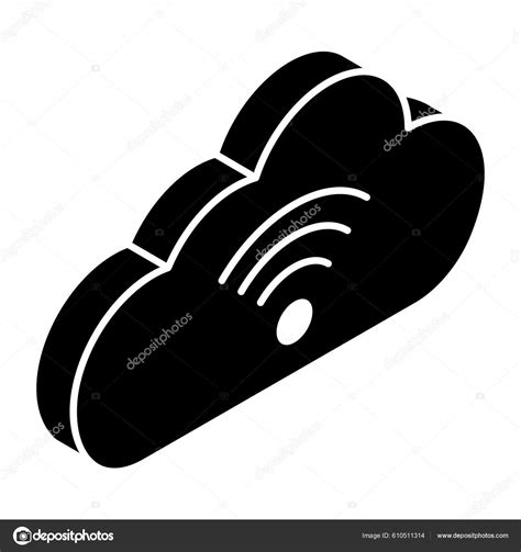 Cloud Computing Icon Vector Illustration Stock Vector By