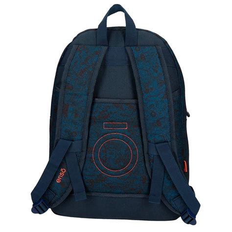 Enso Monsters Laptop Backpack Adaptable To Trolley Blue 31x42x15 Cms Polyester 15 6″ 22 44l Toptoy