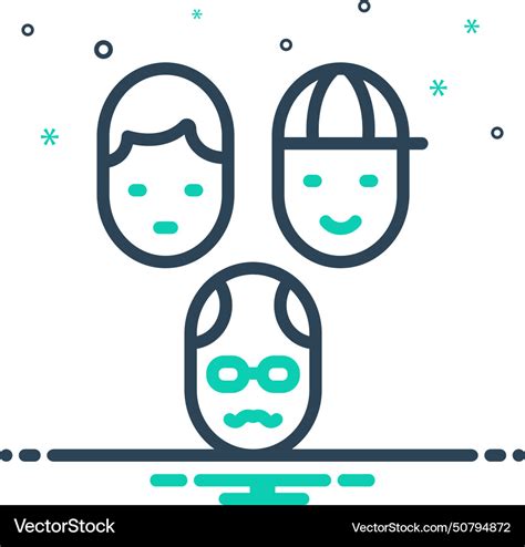 Generation Royalty Free Vector Image Vectorstock