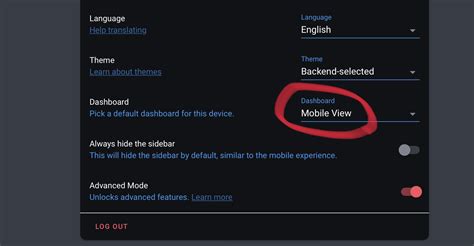 remove old dashboard set new yaml as default frontend home