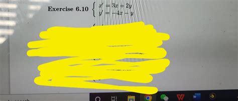 Solved For The First Order Homogeneous Systems Below A