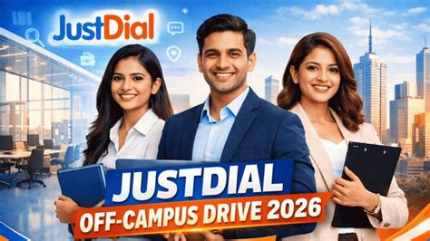Justdial Careers 2026 Off Campus Hiring For Multiple Roles