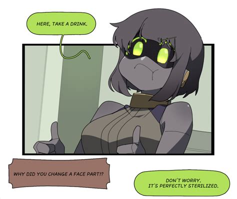 Gomulgong Robot Girl Gomulgong Original 1girl Bare Shoulders Black Hair Breasts Closed