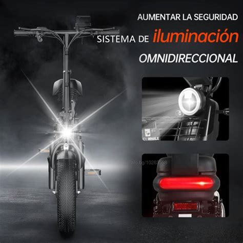 Електрически велосипед Ninoto Сгъваем велосипед Карбонова рамка 14 ” 30