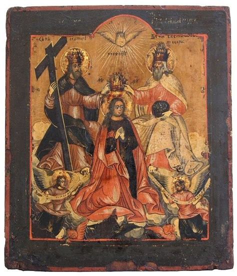 Коронование Богоматери. Россия. XVIII век | Религиозная живопись ...