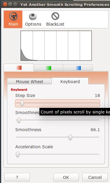 Firefox Scroll One Line At A Time In A Web Browser Ask Ubuntu