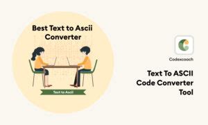 Text To ASCII Online Converter CodexCoach
