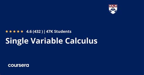 Single Variable Calculus