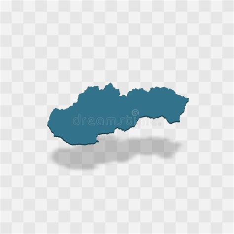 Slovakia Political Map Of Administrative Divisions Stock Vector