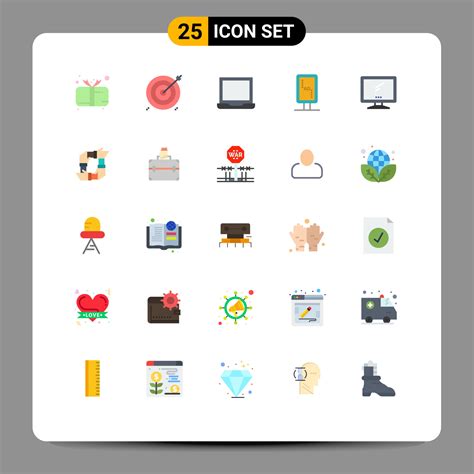 25 Universal Flat Colors Set For Web And Mobile Applications Sign Board Board Financial Setting