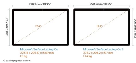 Microsoft Surface Laptop Go Vs Microsoft Surface Laptop Go Laptops Detailed Comparison