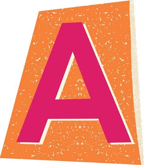 Letter A Magazine Cut Out Element 23204018 Vector Art At Vecteezy
