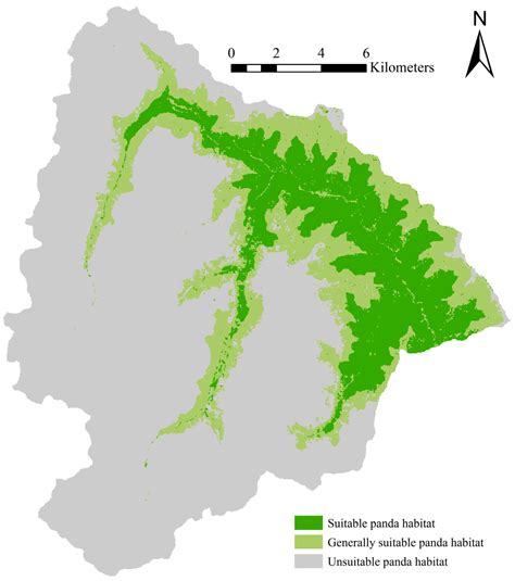 Panda Bear Habitat Map Panda Bear Habitat Map