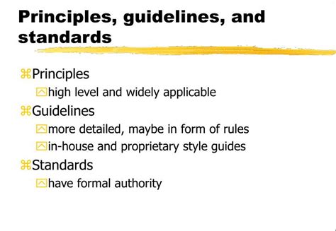Ppt Interaction Styles Guidelines And Standards Powerpoint