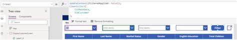 Multiple Optional Filter For PowerApps Data Table
