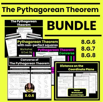 BUNDLE G G G The Pythagorean Theorem It S Converse