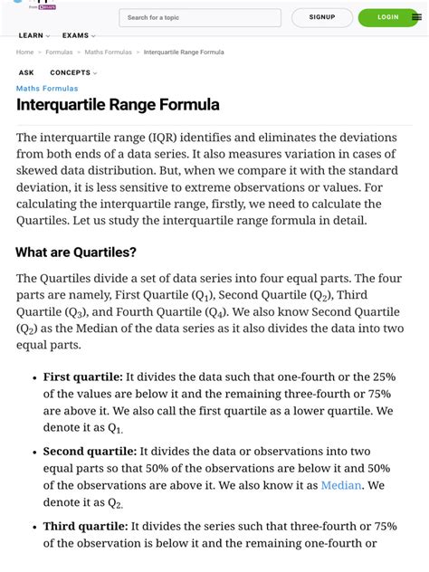 Interquartilerangeformulameaning Formula Solvedexamples 1710827421673