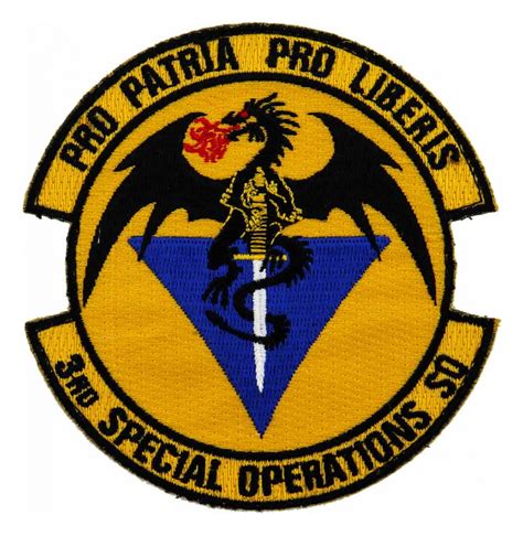 Air Force 3rd Special Operations Squadron Patch With Velcro ® Brand Fastener Flying Tigers