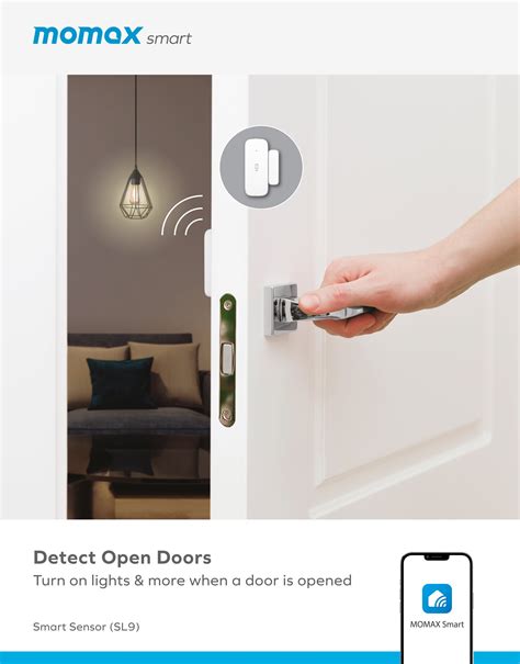 Smart Door And Window Sensor Sl9sw Sensor Momax Smart