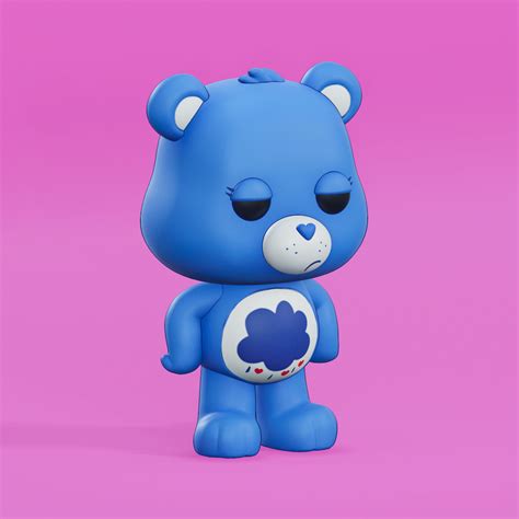 🐻 Grumpy Bear Grumpy Bear・ Stl File For ・cults
