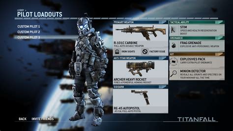 Classes De Pilotes De Titanfall Paur Every Pilot Class With Every