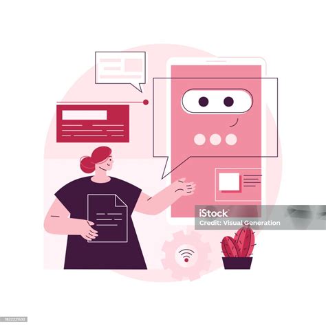 Chatbot Virtual Assistant Abstract Concept Vector Illustration Stock Illustration Download