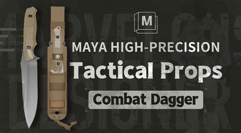 Artstation 【5 Hours】maya High Precision Tactical Props Combat