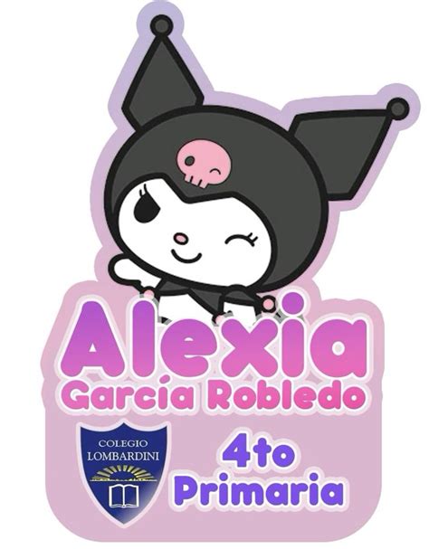 10 Etiquetas Escolares De Kuromi Gratis Para Editar E Imprimir