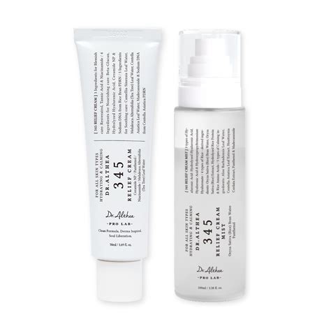 Dralteha 345 Relief Cream Duo 345 Relief Cream And 345 Relief Cream Mist Korean Vegan