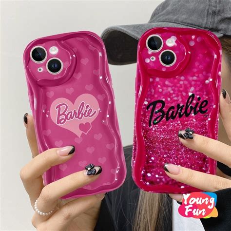 Barbie Glitter Casing For Iphone 16 Pro Max 15 12 Pro Max 11 14 Xr 13