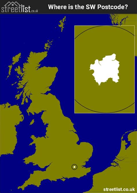 Sw Postcode Area Learn About The South West London Postal Area