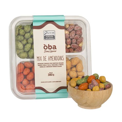 Mix De Amendoim Oba Bem Querer 380g Oba Hortifruti