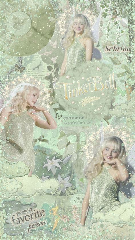 Tinkerbell Sabrina💚💫coquette Coquetteaesthetic Sabrinacarpenter
