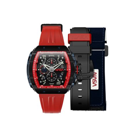 Nubeo Magellan Chronograph Black Dial Mens Watch Nb 6024 Nas 03 Nubeo