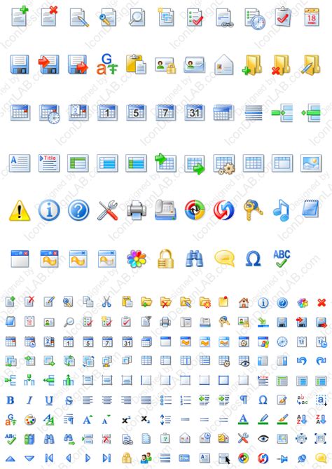 Portfolio Toolbar Icons