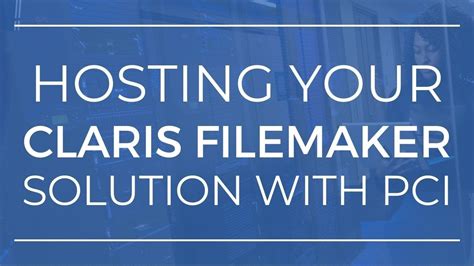 Filemaker Hosting Dedicated And Shared Hosting Productive Computing