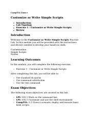 Master Simple Linux Scripting Hands On Practice Guide Course Hero