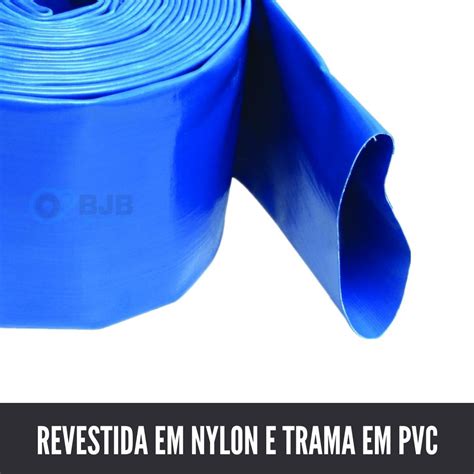 Mangueira Flat Pvc 2 Polegadas 50 Mts Drenagem Motobombas Carrefour