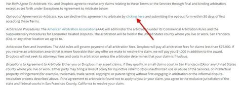 Arbitration Clause In Terms And Conditions Termsfeed